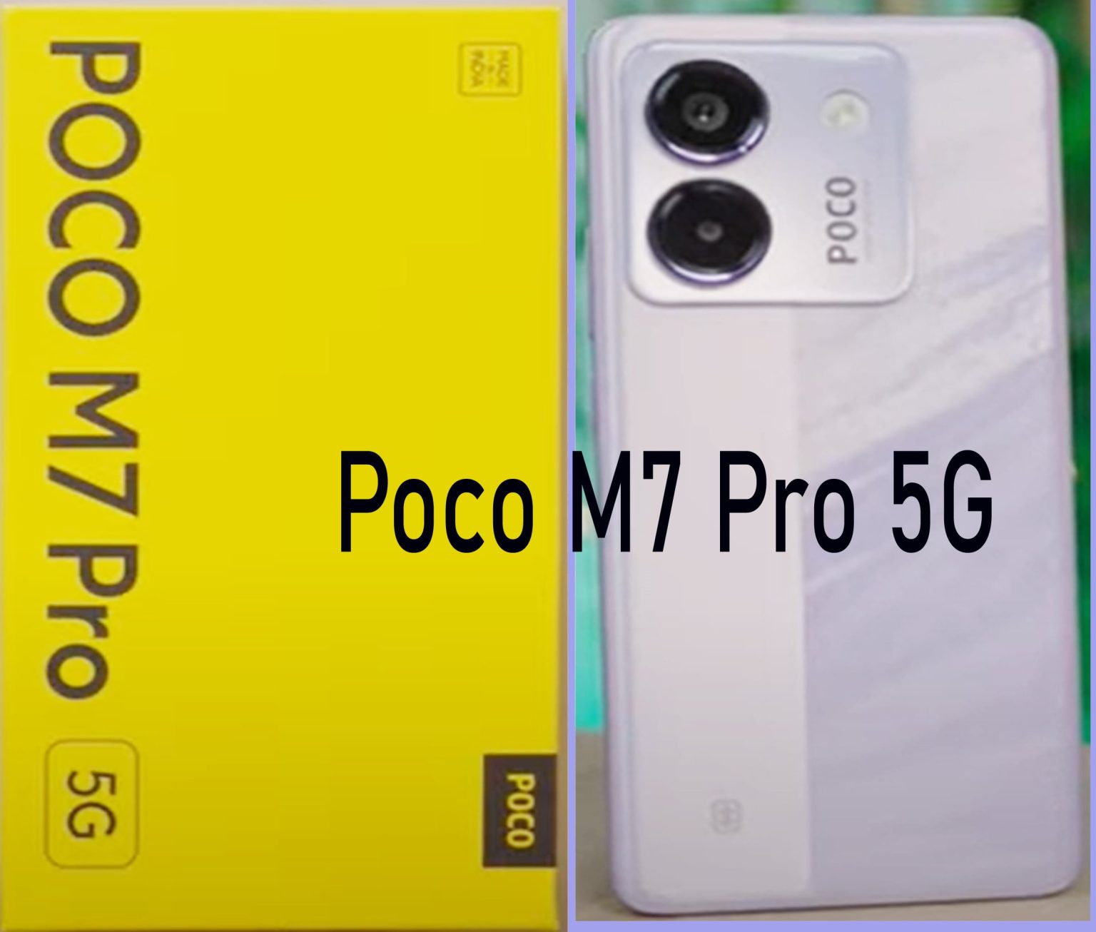 Poco M7 Pro 5G Price, specifications and Feature.